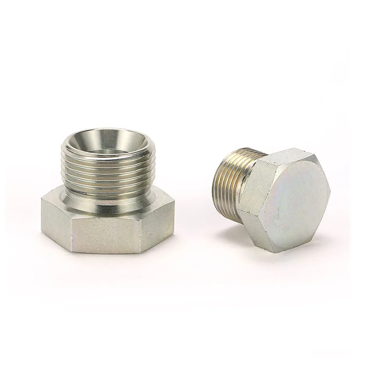 4b Manufacturer Bsp Male Hydraulic Plugs Zinc Plated Carbon Steel Male ...