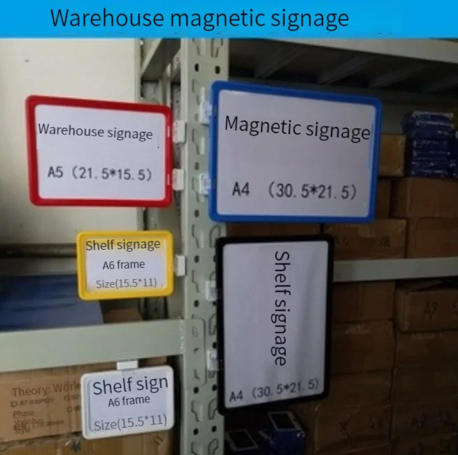 Warehouse Shelf Sign Plate Indicator Warehouse Classification Sign ...