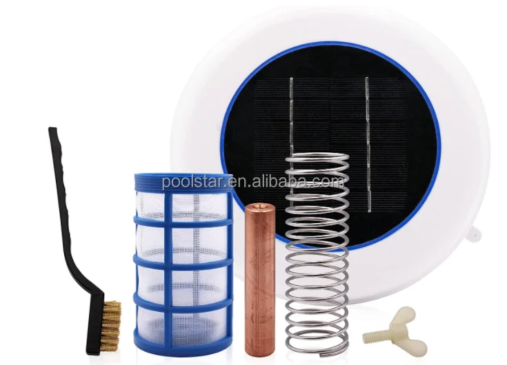 Solar Pool Water Purifier - Copper Anode Ionizer for Pools