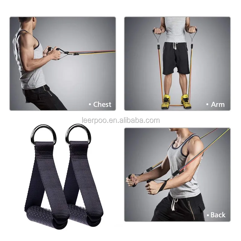 Leerpoo Premium Heavy Duty Exercise Handles - Durable & Versatile