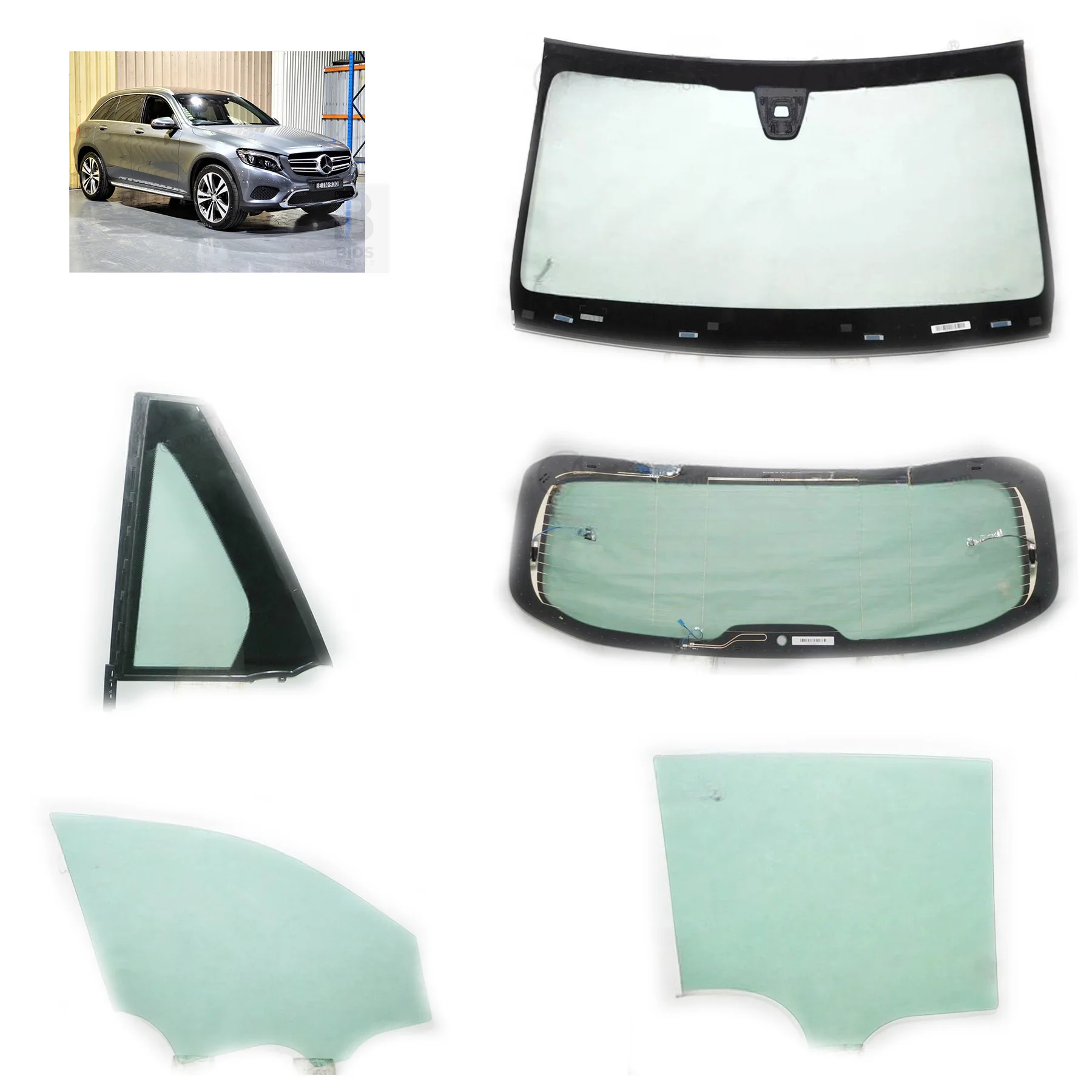 Benz Car GLC W253 Windshield Original Parts OEM Packaging Car Glass ...