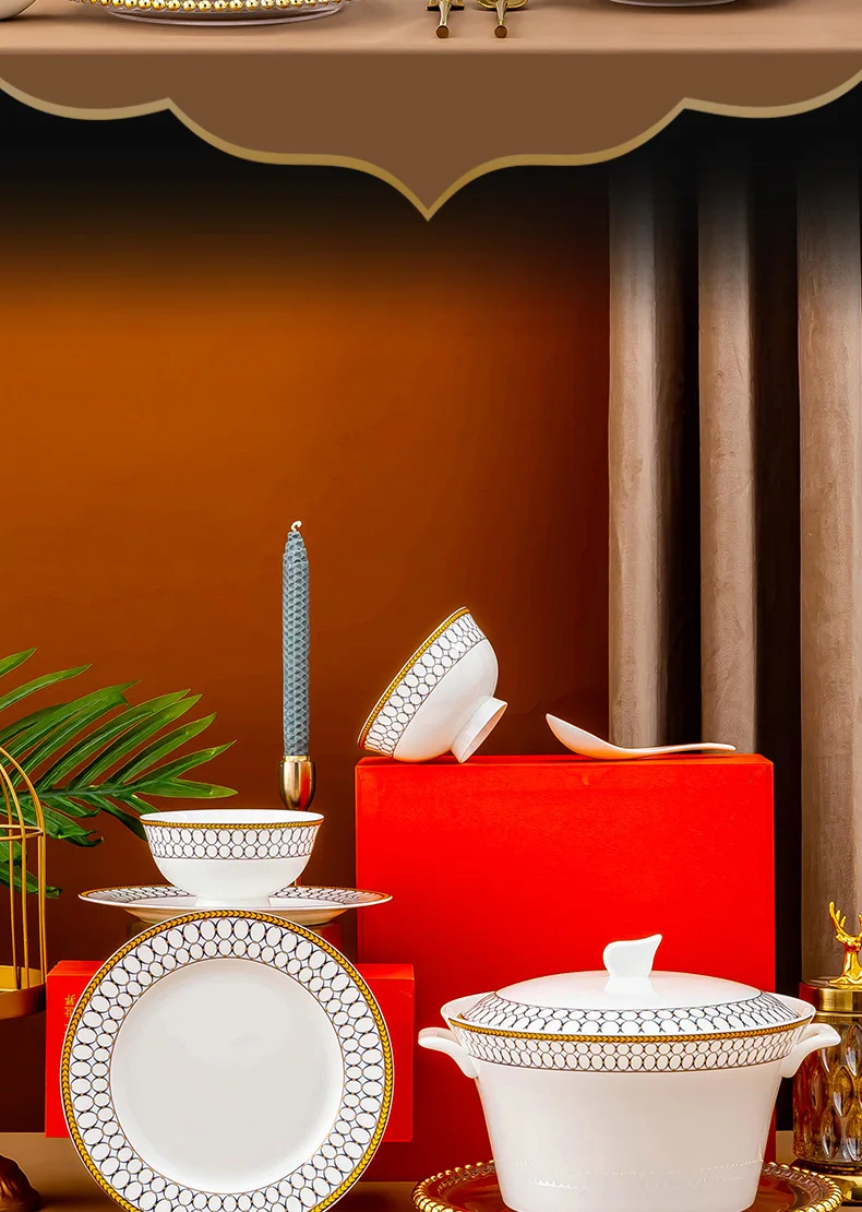Arabian Dinnerware Set Bone China Dinnerware Set In Glazed Decoration ...