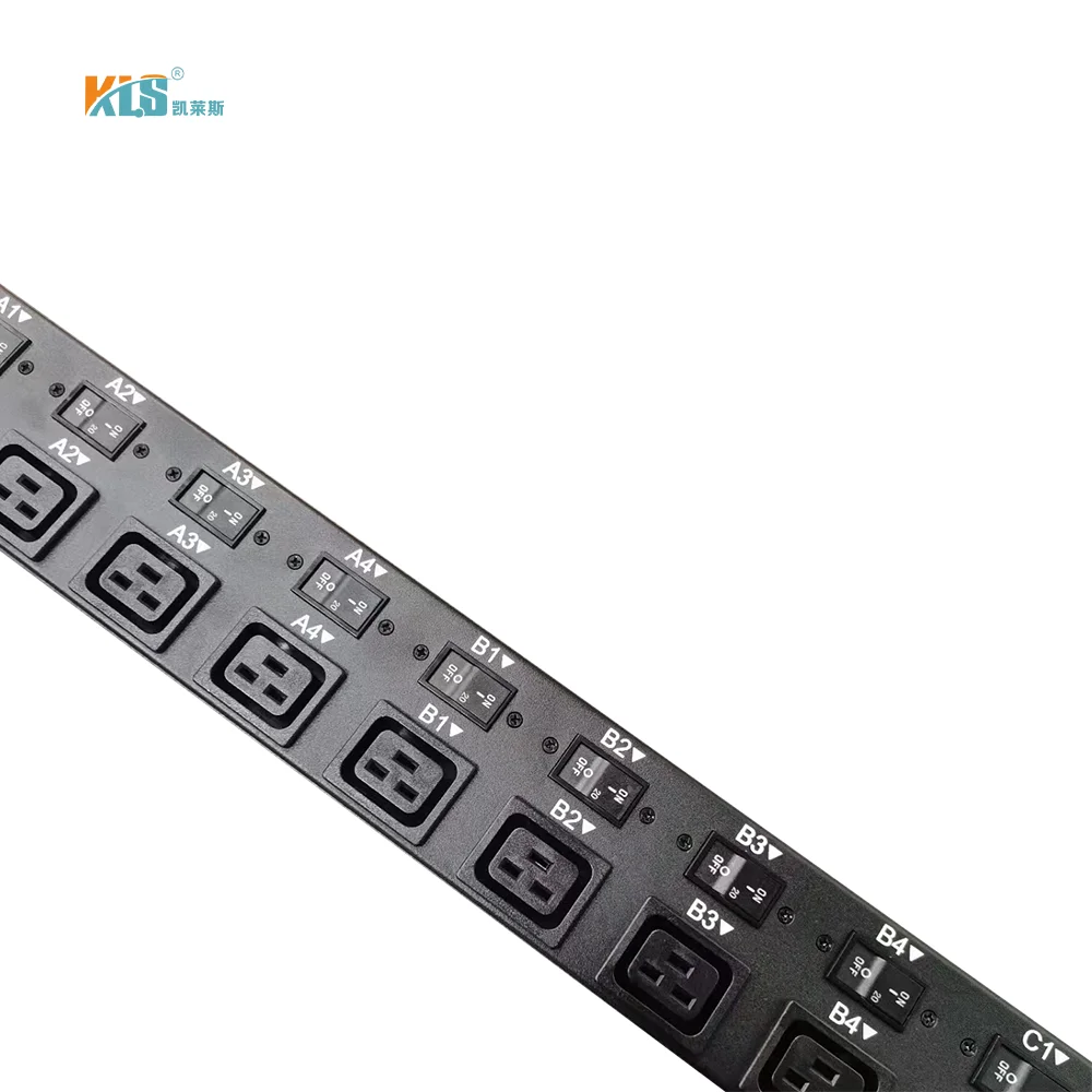 High Power C19 Socket Pdu Three Phase 63a Circuit Breaker Output Branch 5513