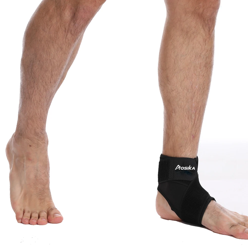 Customized Adjustable Foot Compression Black Ankle Sleeve Support Sport ...