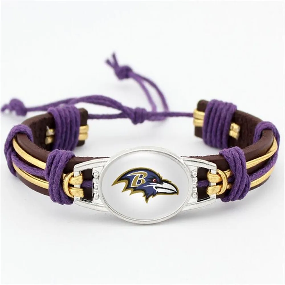 Wholesale 32 US NFL Bracelets - Unisex Adjustable Bangles