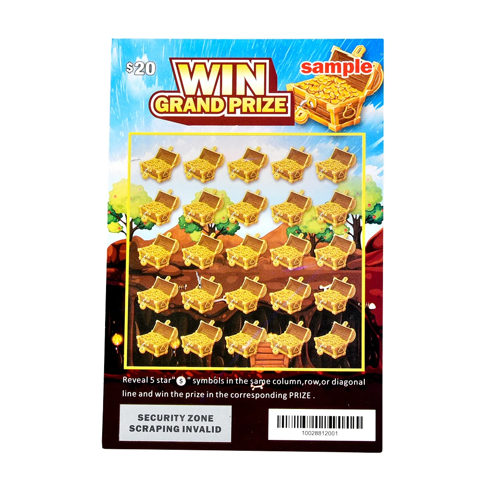 Scratch Card Factory Professional Printing Size, Pattern Custom Scratch ...