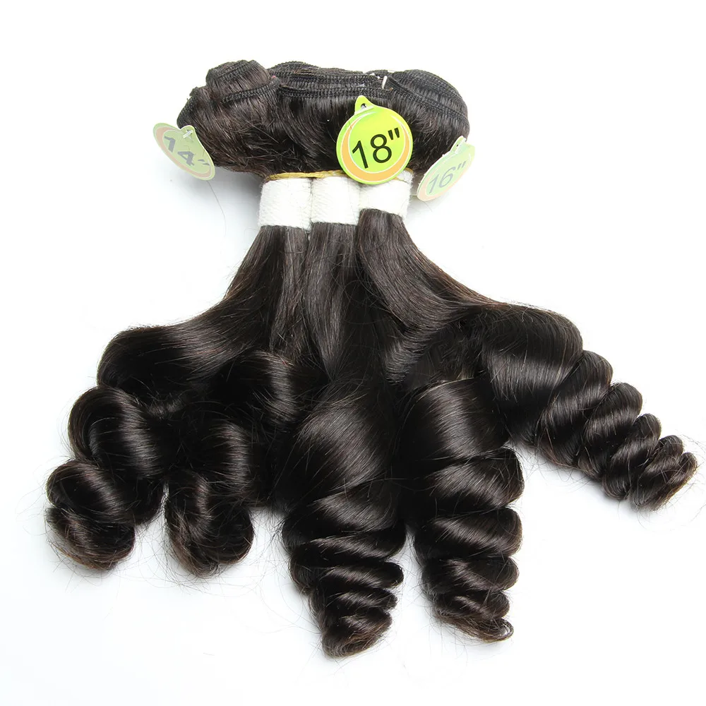 Wholesale Brazilian Funmi Hair Double Pull 5pcs Lot Egg Curl Remy Hair ...