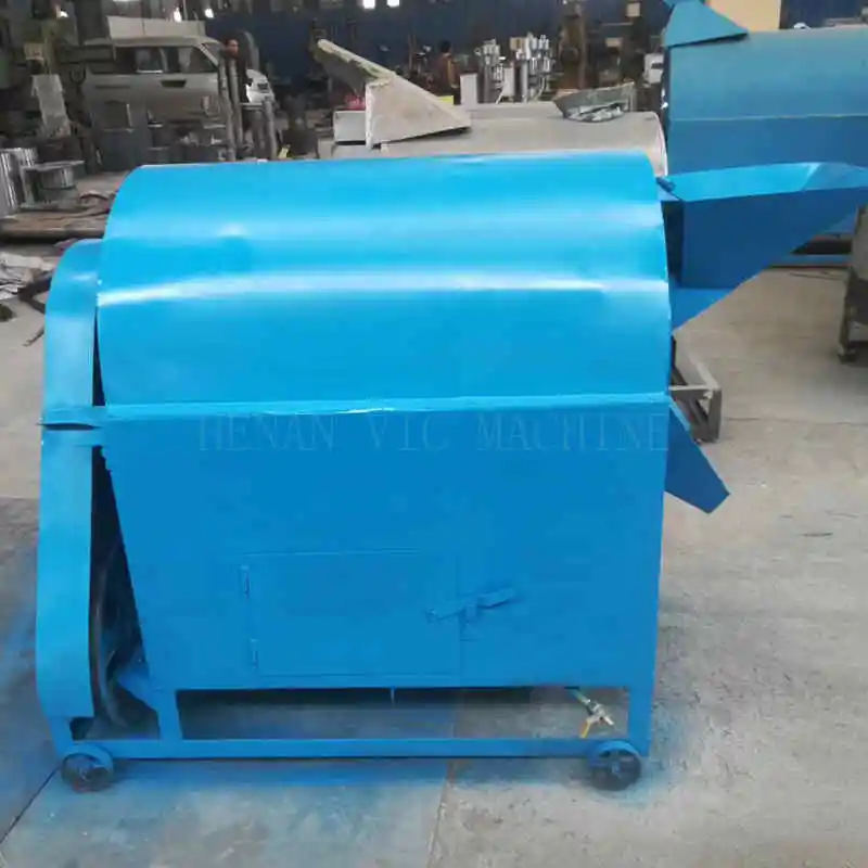 200kg/h Automatic Electric Heating Groundnut Roasting Machine Gas Type ...