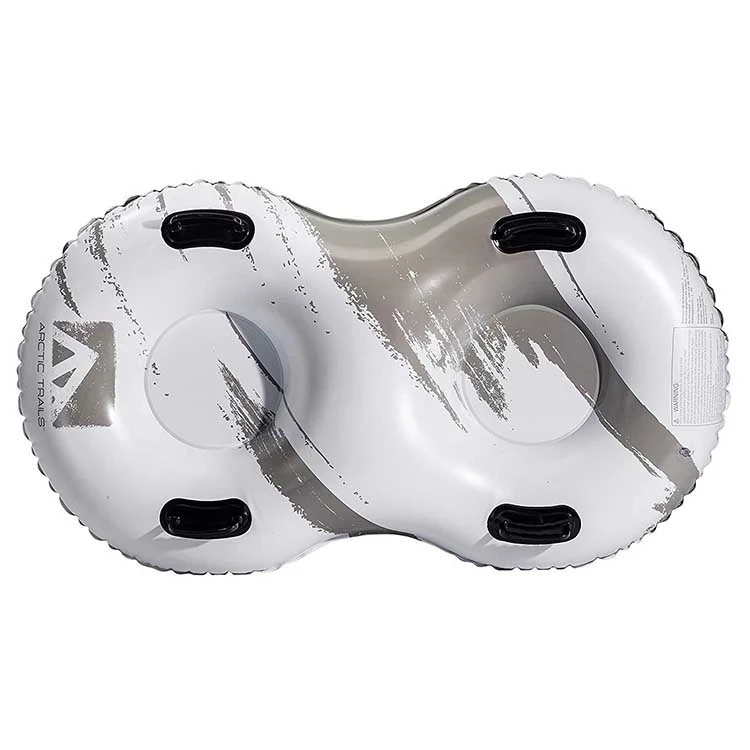 Heavy Duty Pvc Double Seat Snow Tube Inflatable Sledge - Buy Inflatable ...