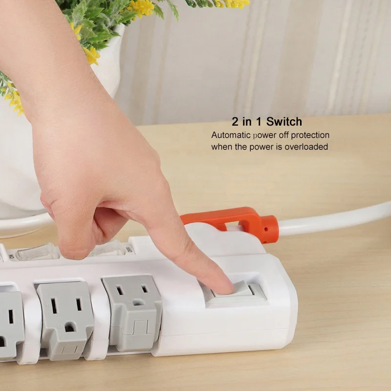 5 Outlets Rotating Us Power Strip With Usb - Buy Power Strip With Usb ...