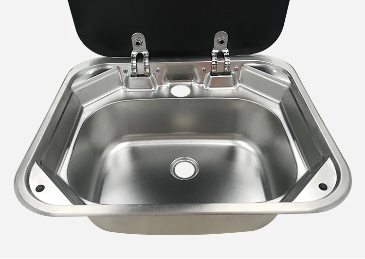 Stainless Steel Hand Wash Basin for Rvs - Warm Water Faucet