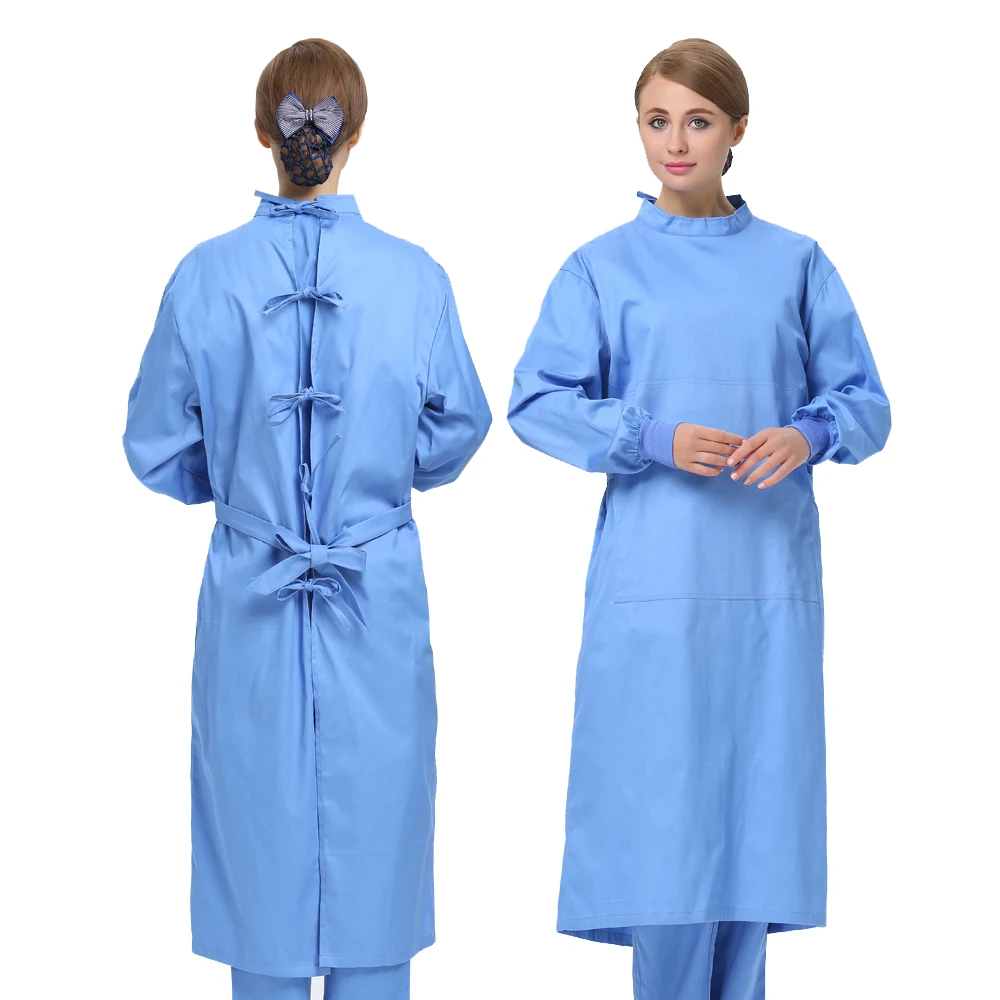 Reusable Hospital Gown Fabric Conjoined Surgical Operating Gown ...