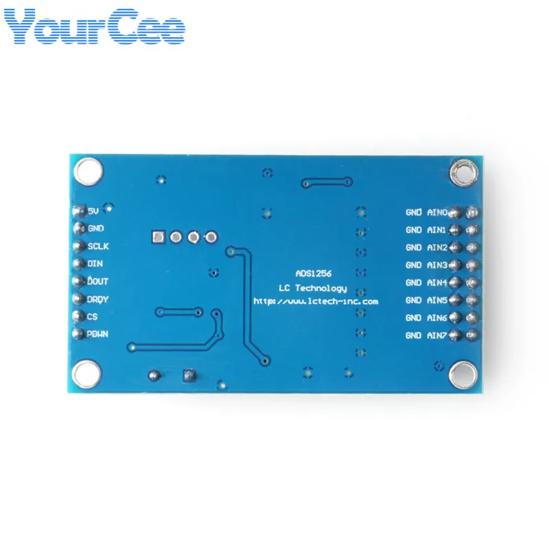 ADS1256 24bit 8 Channel ADC Module - High Precision Data Acquisition