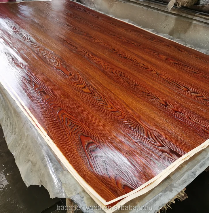 Synchronized Texture Melamine Laminated Recon Veneer. Synchronized Wood ...