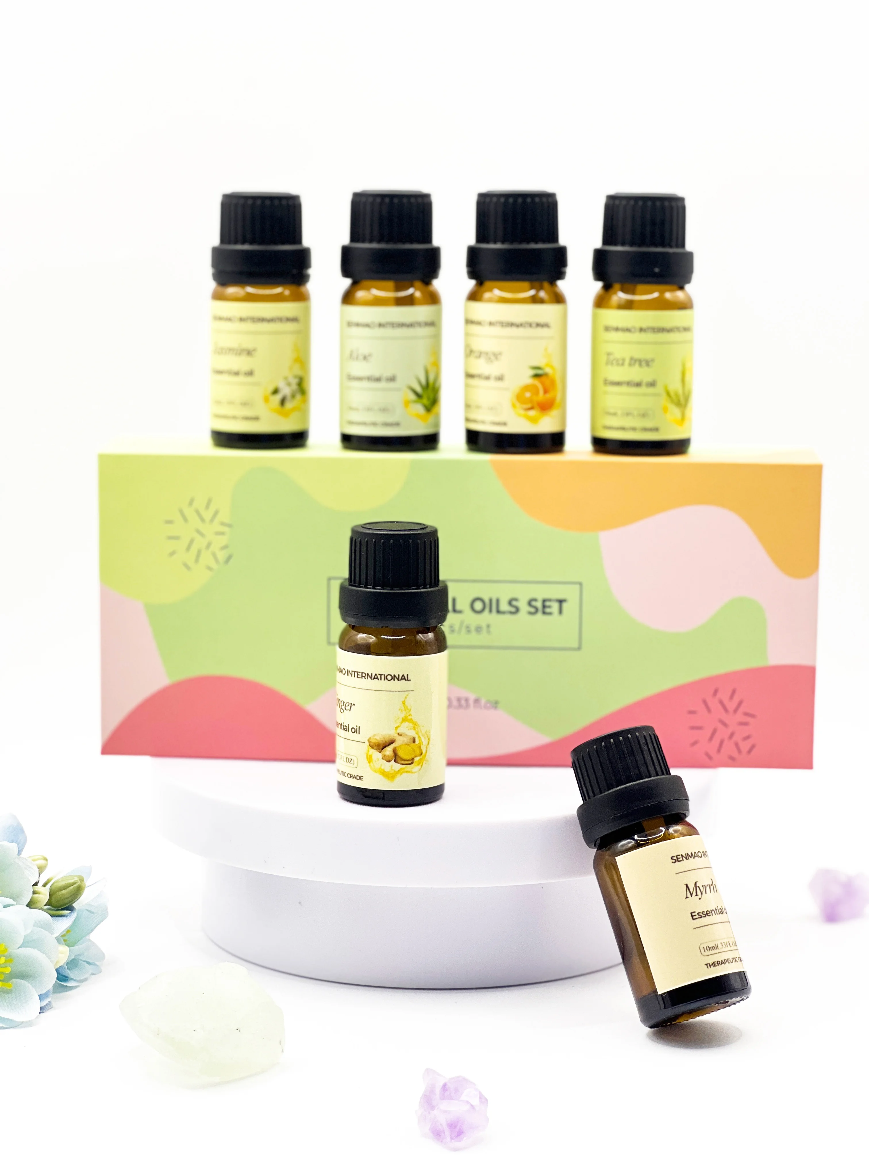 Essential Oils Set 6pcs 10ml Aromatherapy Essential Oils For Diffusers