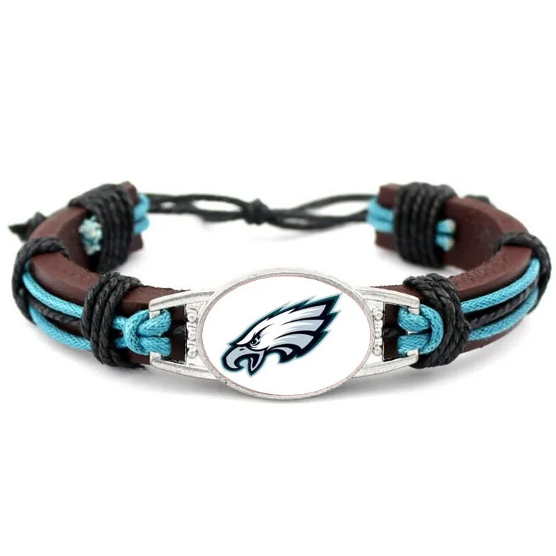 Wholesale 32 US NFL Bracelets - Unisex Adjustable Bangles