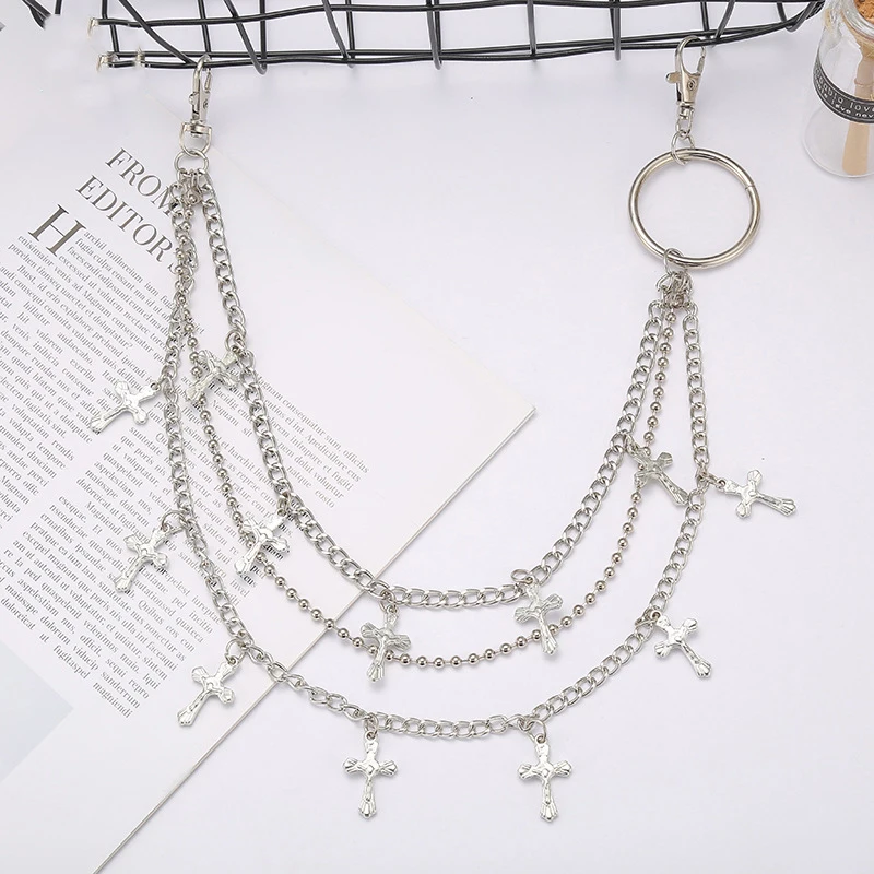 Punk Cross Waist Belt Chains - Rapper Favorite Accessories