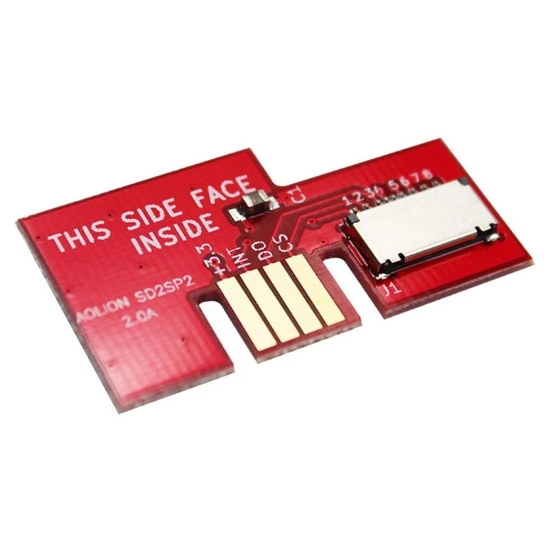 SD2SP2 Adapter Card for Micro SD in Game Cube for NGC