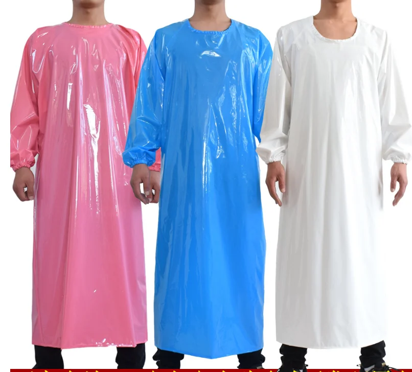 Factory Welding Waterproof Full Body Bib Gown Long Sleeve Apron - Buy ...