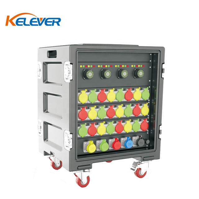 48 Channels 12U Socapex Audio Power Distro Rack - KELEVER