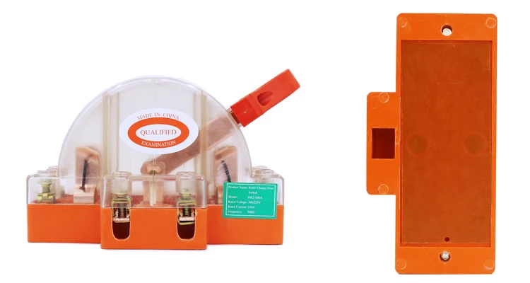 Heavy Duty 2poles Double Throw Dpdt Change Over Switch 2p 100a Manual ...