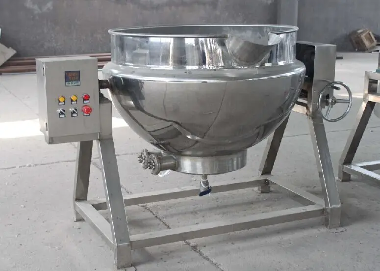 Industrial Sugar Cooking Pots With Mixer/jam Jacketed Cooker With ...