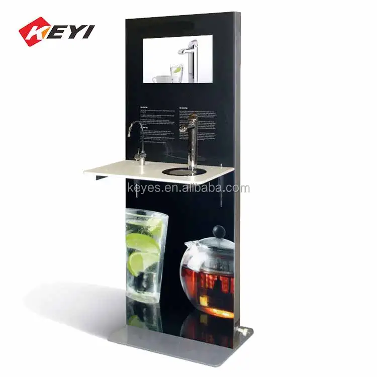 Custom Design Retail Pos Metal Floor Standing Wash Basin Display Stand