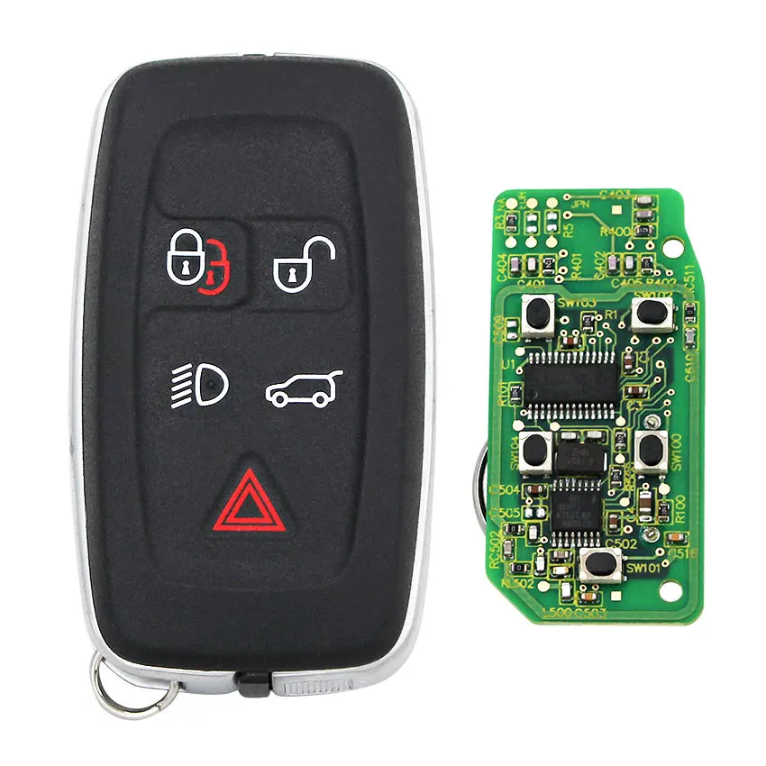 5 Button Smart Key Car For Land Rover Range Rover Sport Evoque 433mhz ...