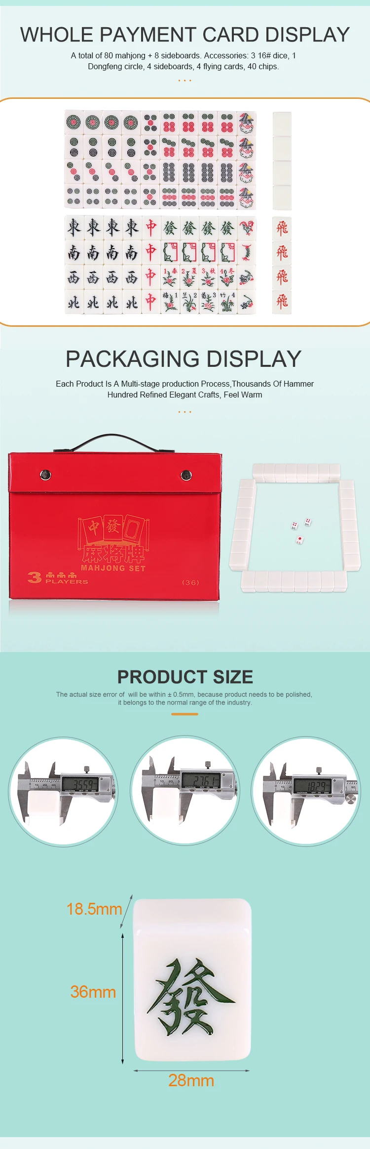 2021 Malaysia Mahjong Set - Customized Tiles & Elegant Craft