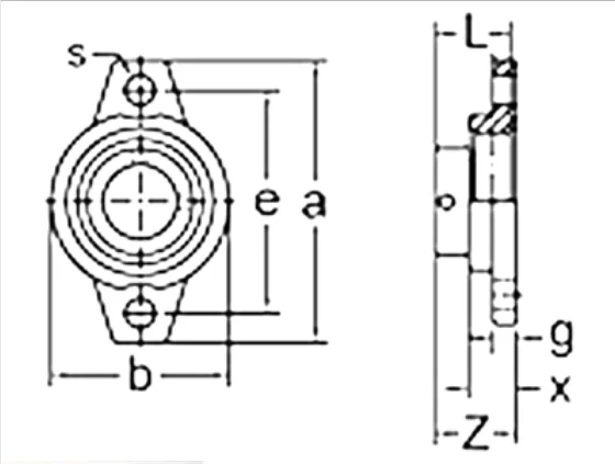 High Precision Pillow Block Bearing Housing Stainless Steel Flange ...