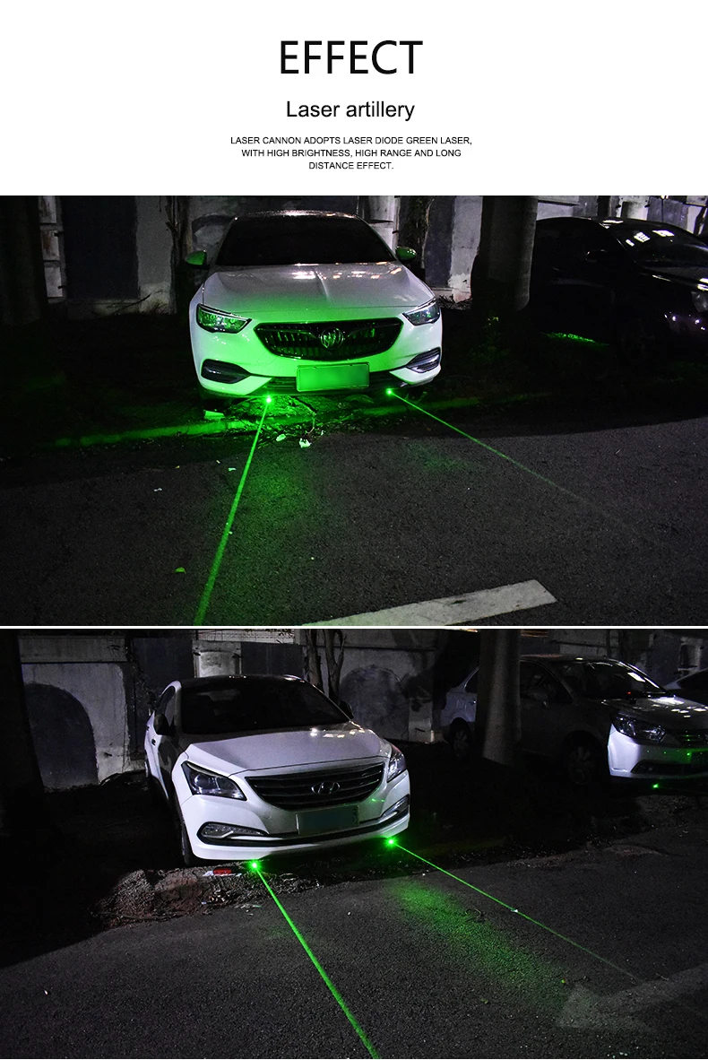 Car 100nw Green Laser Light Green Dot Props Radium Shoots The Light ...