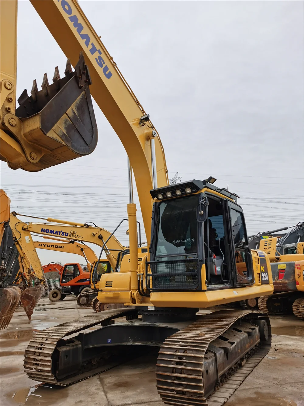 22 Ton Crawler Excavatorjapan Original Komatsu Pc220 Used Excavator For ...