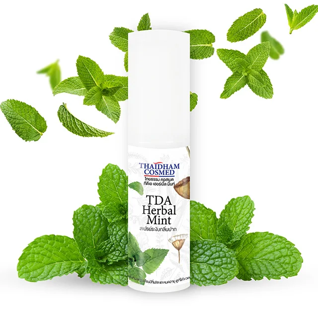 Mint Spray Oral Care Thai Premium Herbal Mouth Spray Tda Herbal ...