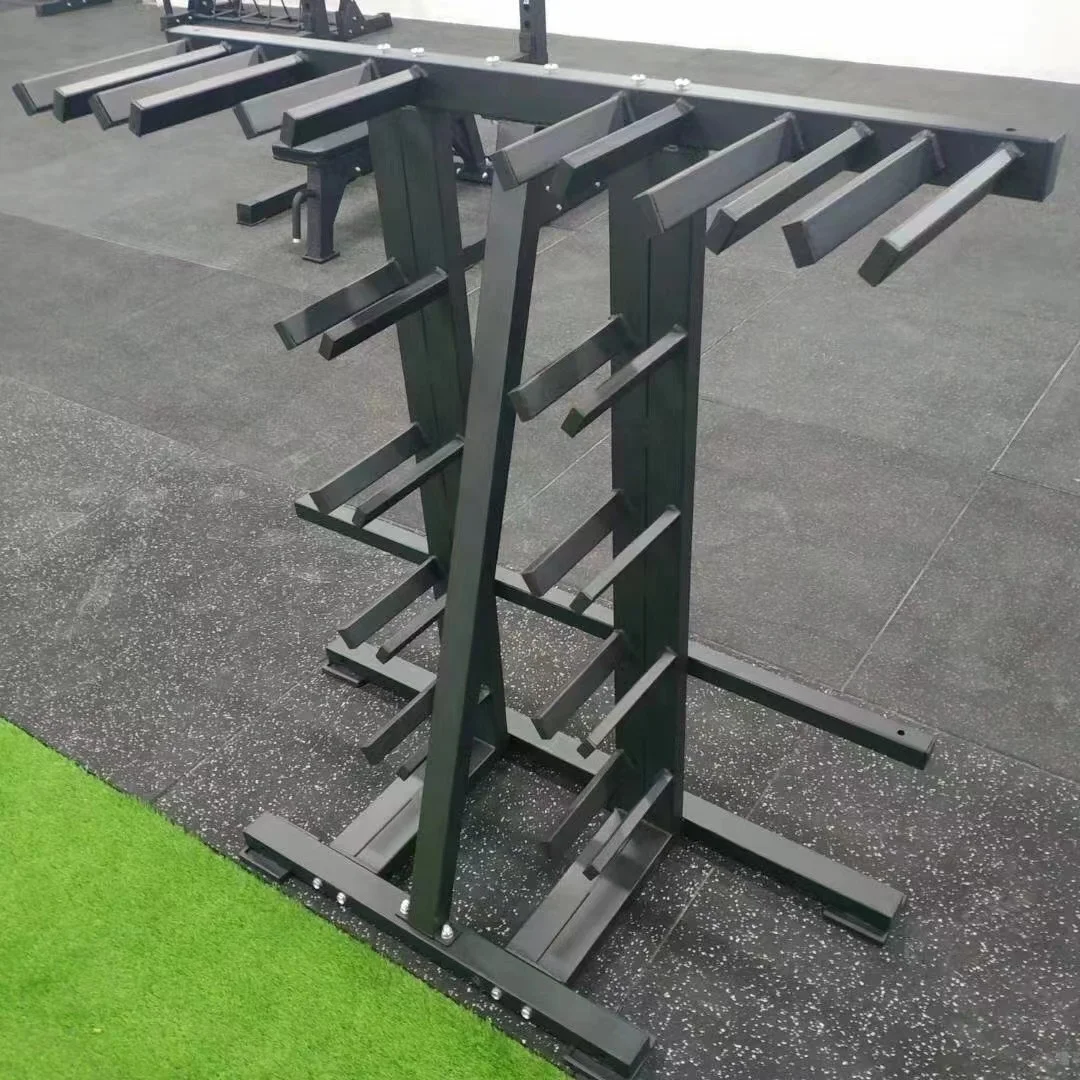 2024 Gym Equipment Vertical Barbell Rack Storage Shelf Strength ...