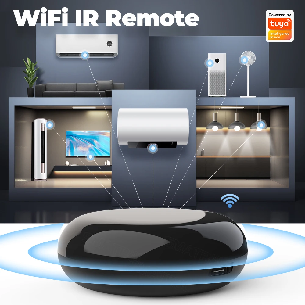 Smart Wireless Ir Remote Controller Wifi Universal Infrared Remote ...