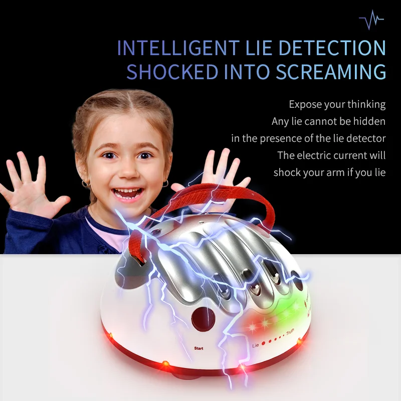 JY 2020 Electric Shocking Lie Detector Fun Toy for Truth Party