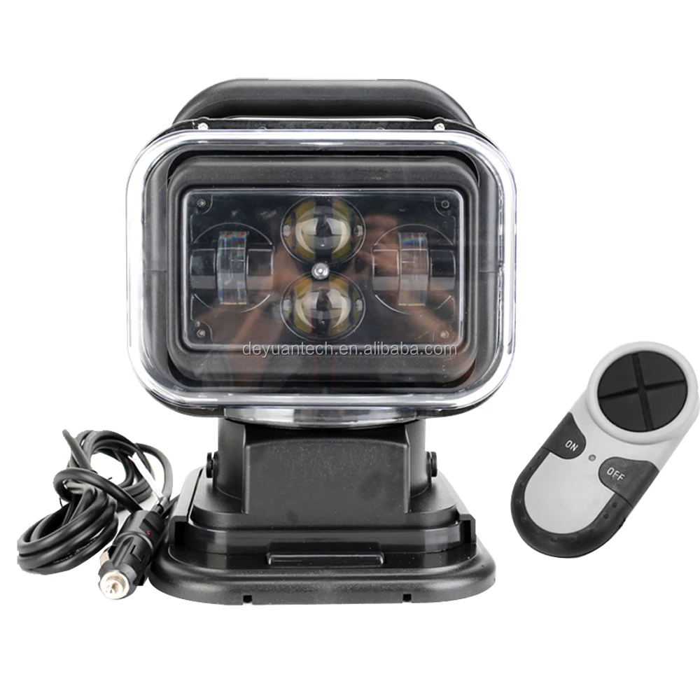 7inch 360 Degree Remote Control 4d Led Search Light 60w Marine ...