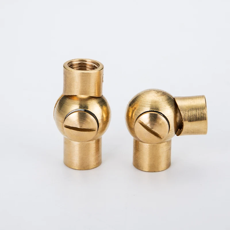 Brass Swivel Joint - Adjustable for Lamp & Display Use