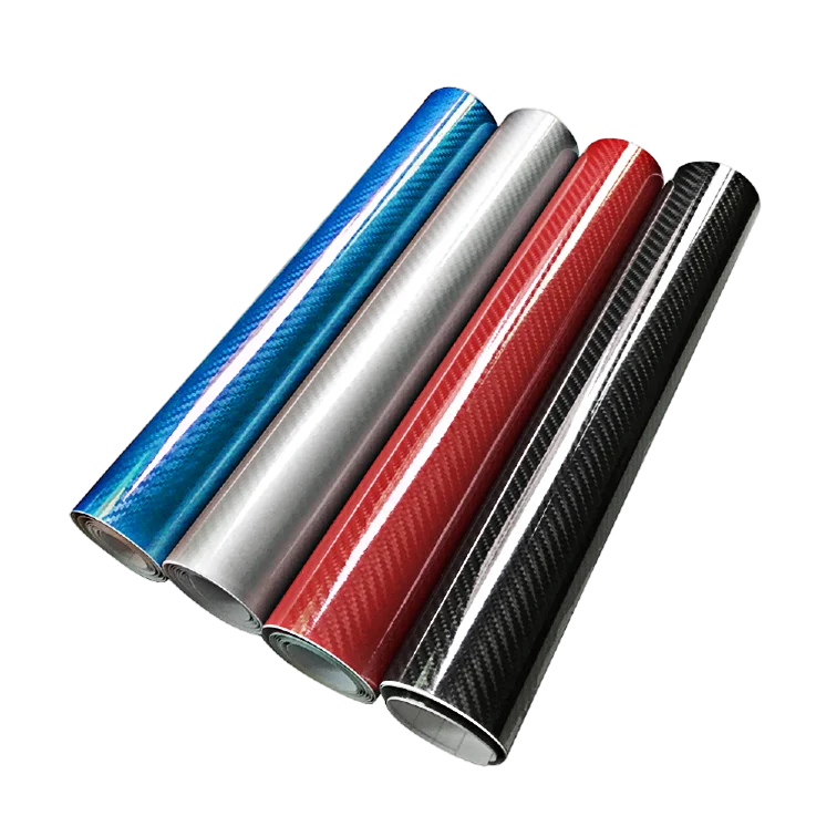 Car Universal Body Decals Film Pvc Waterproof 5d 6d Black Carbon Fiber ...