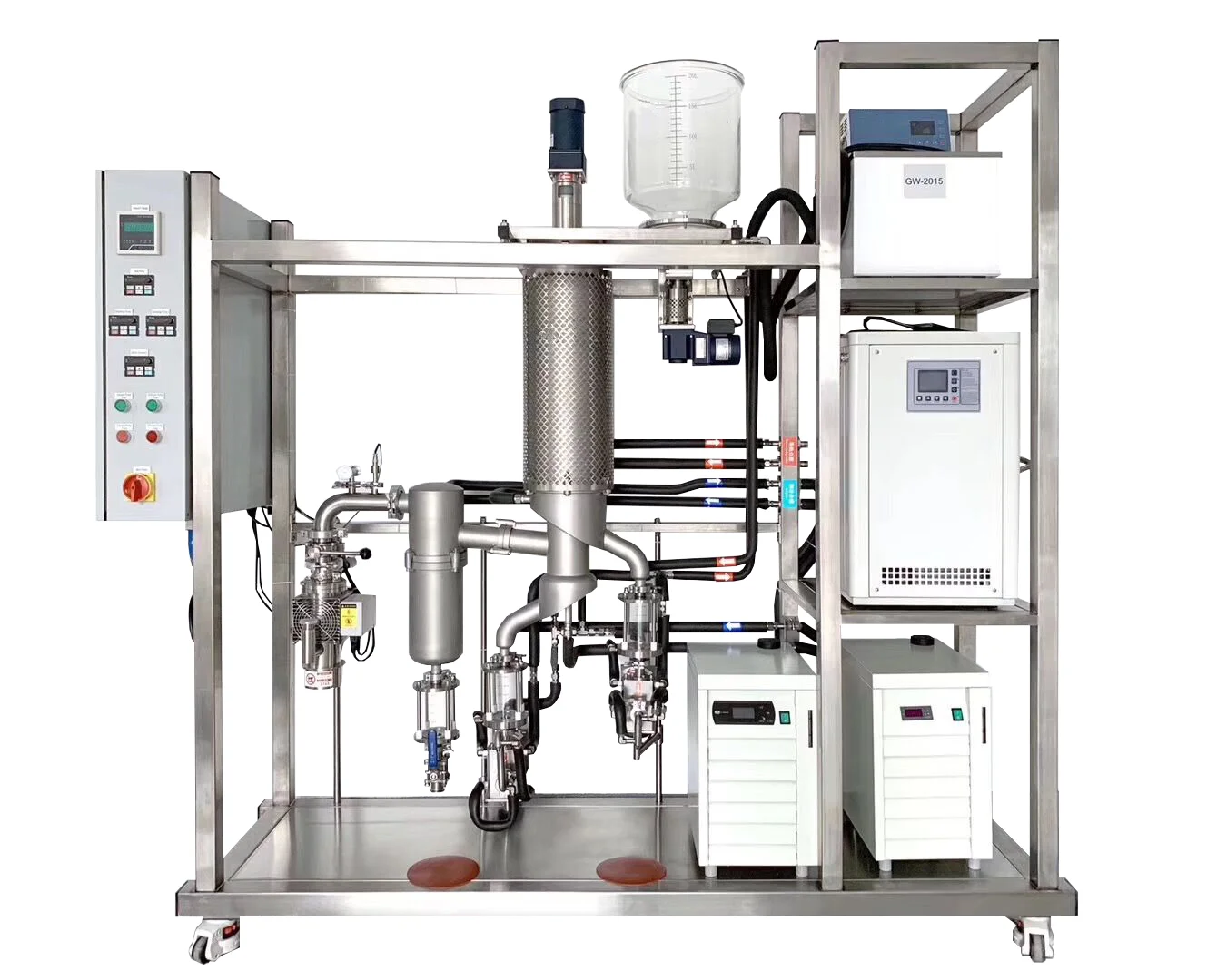 2024 New Design Electric Molecular Distillation Unit Continuous 10 L ...