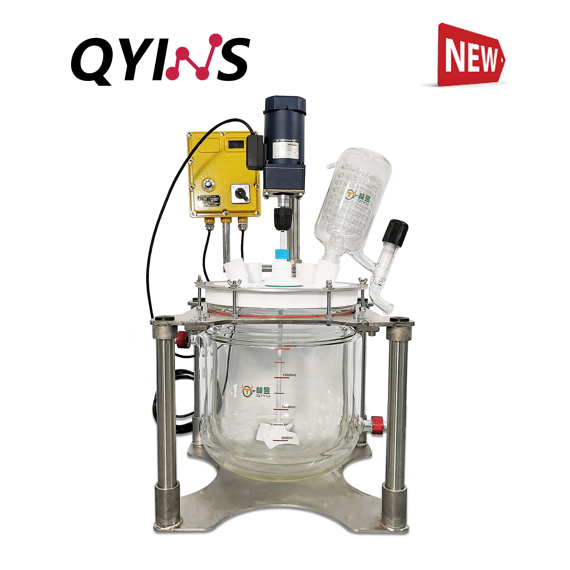 Best Quality Glass Reactor Desktop Kettle 5l 10l 20l 50l Customizable ...