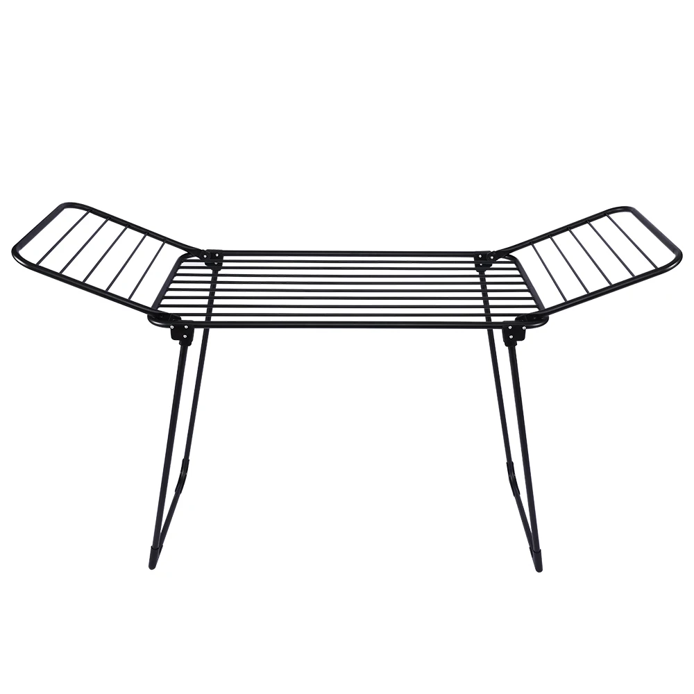 Folding Outdoor Clothes Rack Cloth Drying Stand Clothing Hanger Outdoor ...