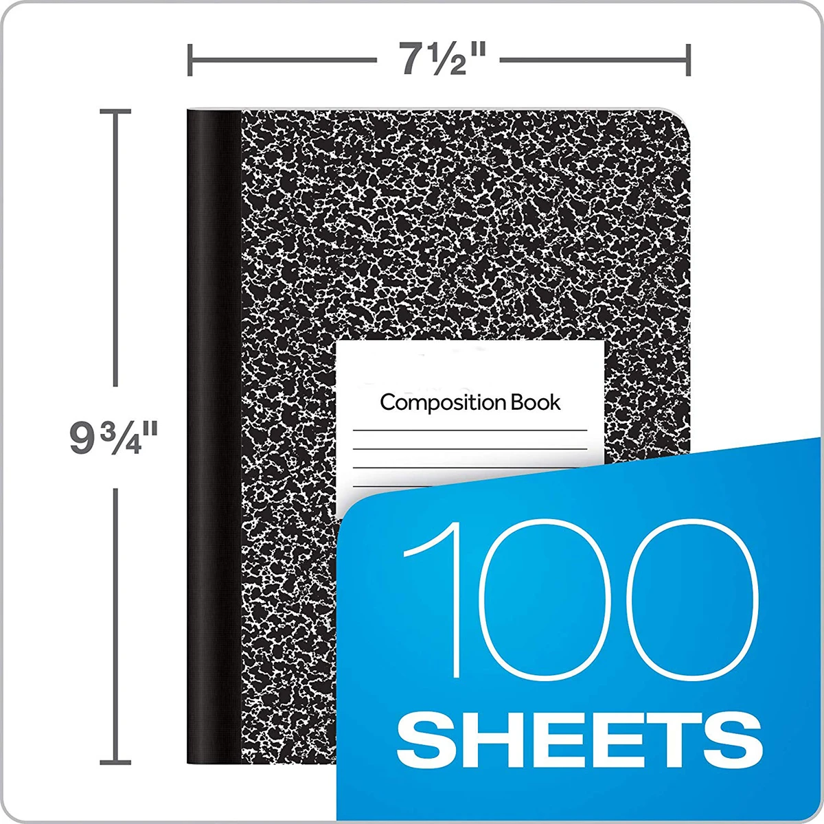 2020 New Productbox of 12 Books - Oxford Marble Composition
