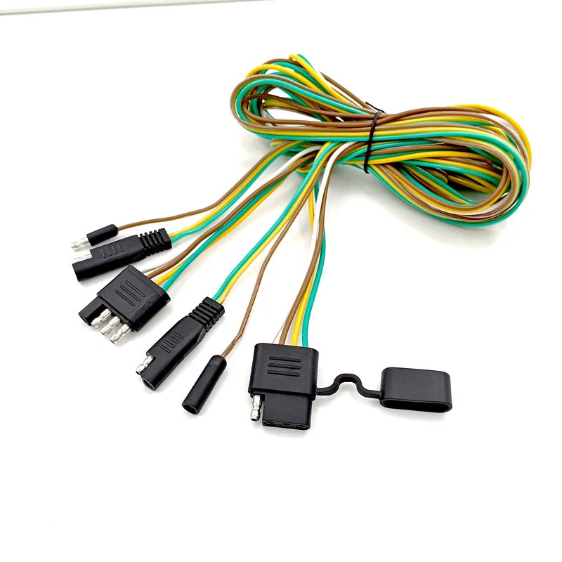Trailer Light Wiring Harness Kit 4 Way Trailer Wire Extension ...