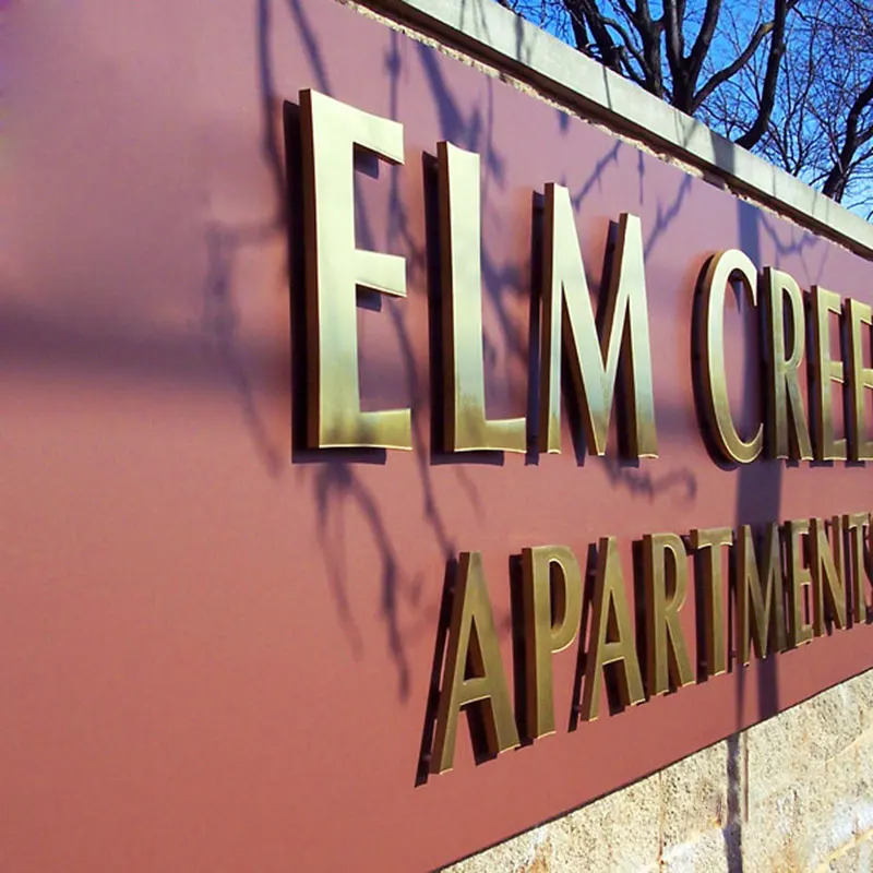 Shop Front Signage Outdoor Advertising Sign House Stainless Steel ...