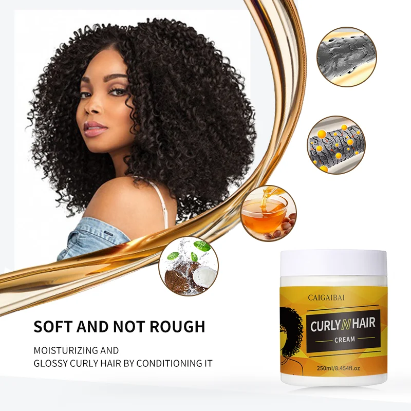 Private Label Shea Butter Curls Enhancer Enhancing Cream Hair ...