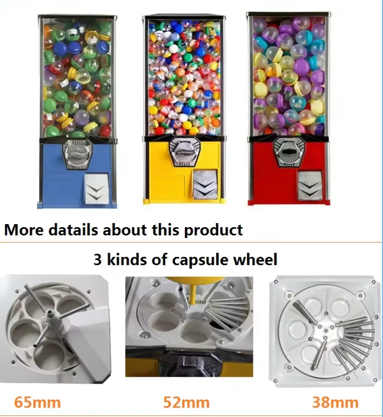 30 Inch Capsule Vending Machine For 2 Inch Capsules & Oem/odm Available