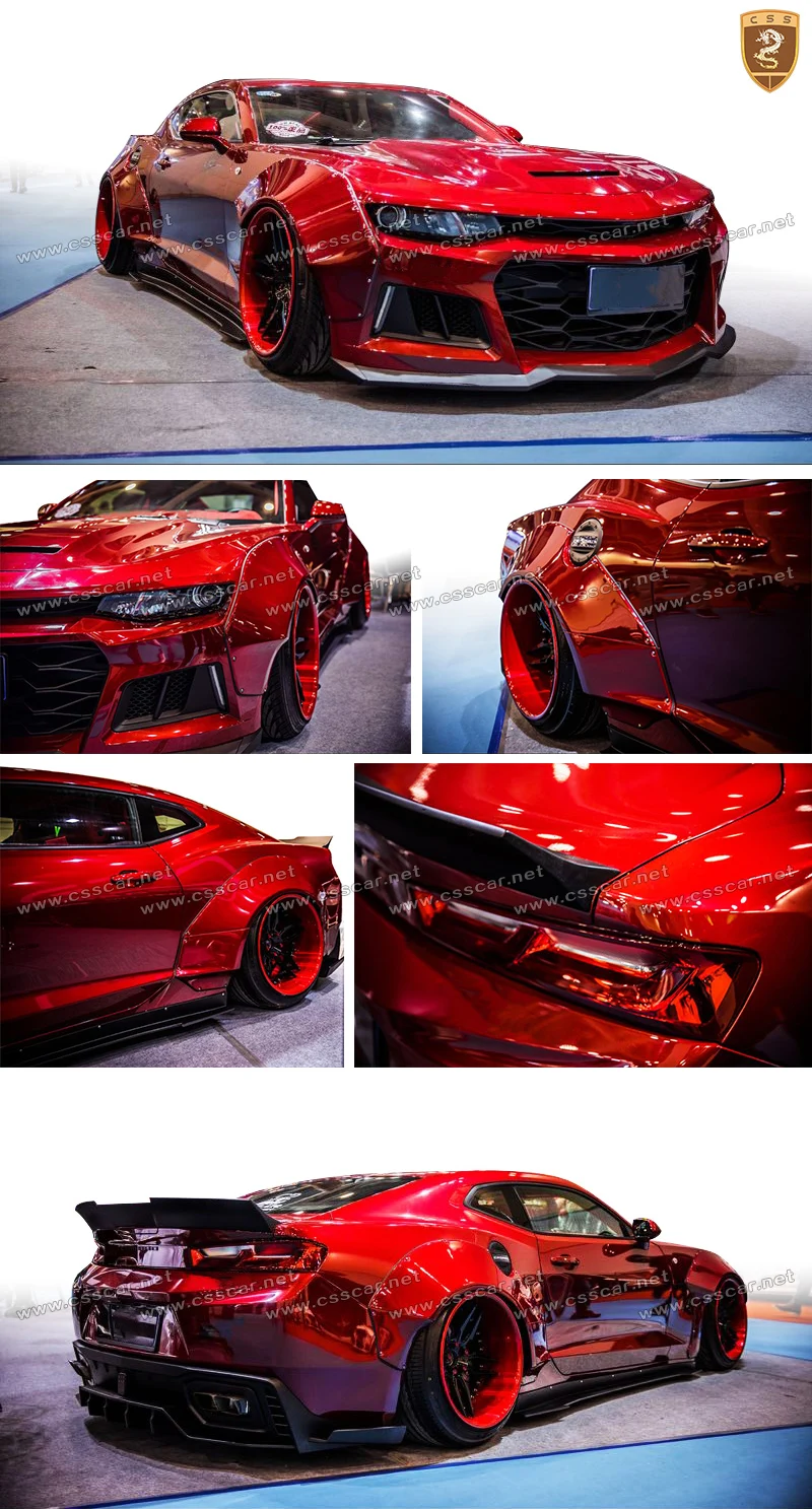 New Cs Style Wide Body Kit For Chevy Camaro 2017 In Frp - Buy Wide Body ...