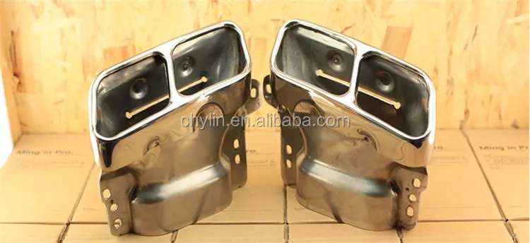 COOWEI Exhaust Muffler Tips for Mercedes W221 S350 GL ML