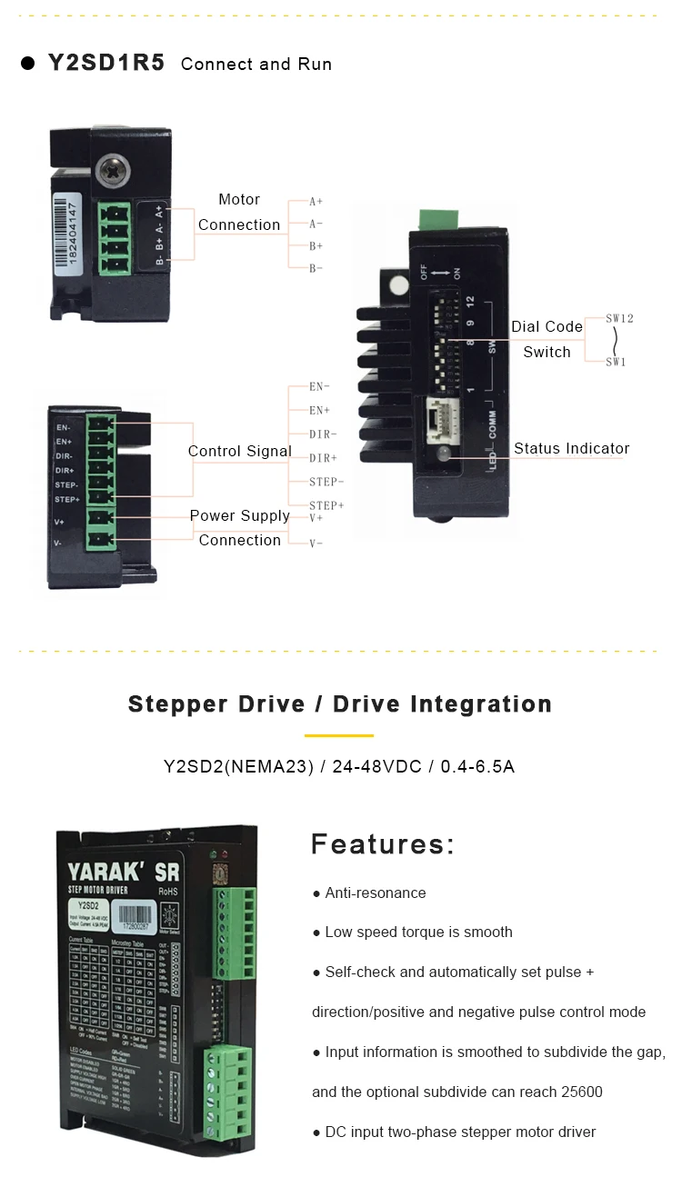 Yueming Stepper Motor Drivers - Efficient and Reliable